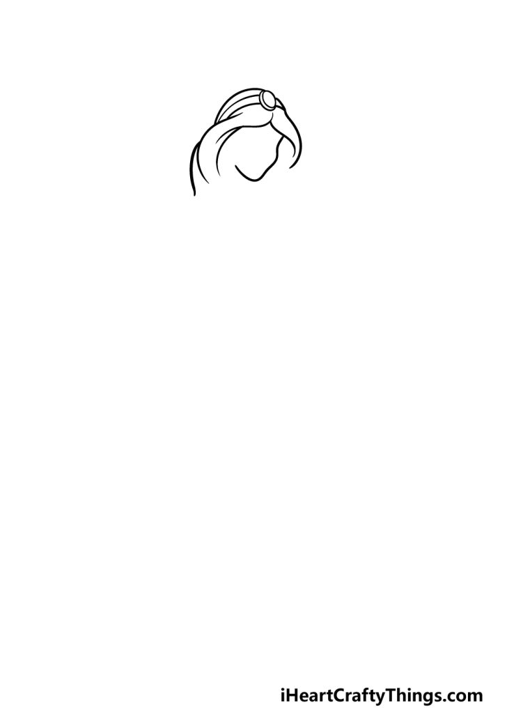 Jasmine Drawing - How To Draw Jasmine Step By Step