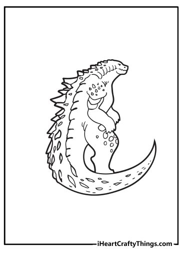 10 Printable Godzilla Coloring Pages (100% Free PDFs)