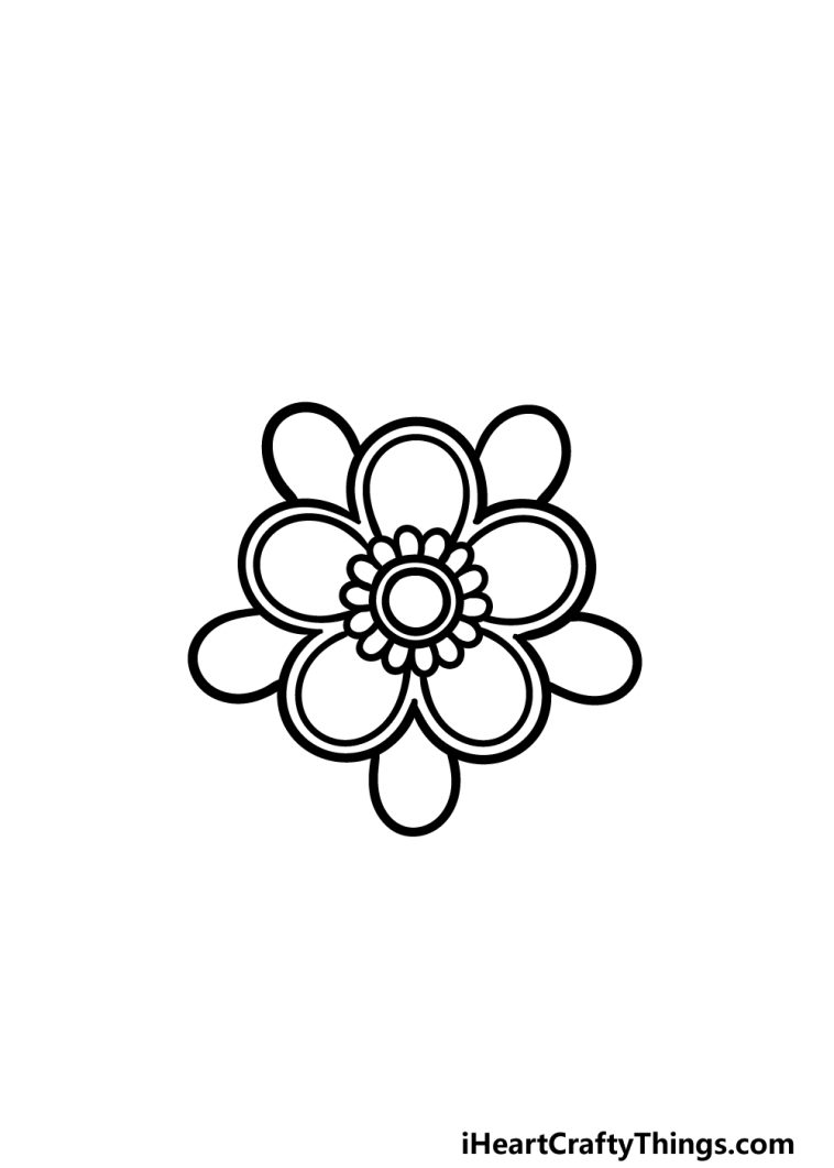 Colorful Drawing - How To Draw A Colorful Drawing Step By Step