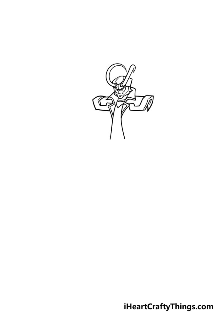 Loki Drawing - How To Draw Loki Step By Step