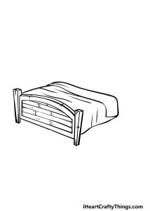 Bed Drawing - How To Draw A Bed Step By Step