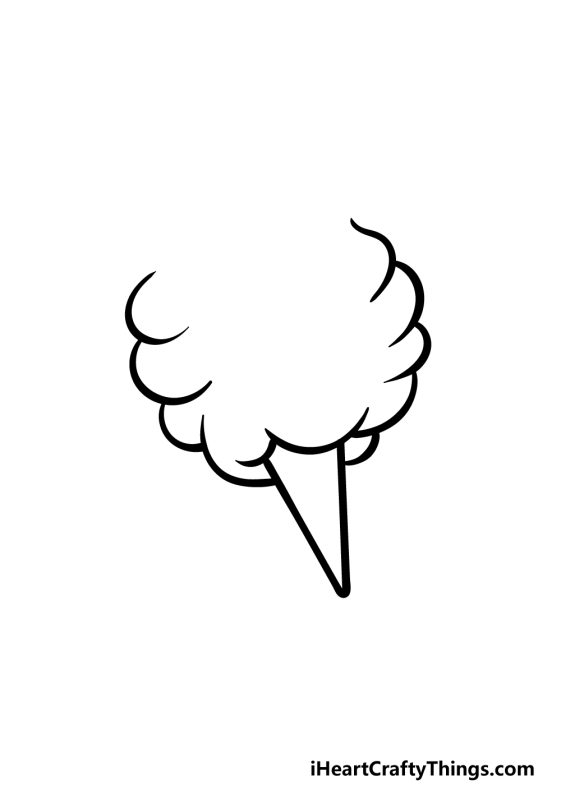 Cotton Candy Drawing - How To Draw Cotton Candy Step By Step