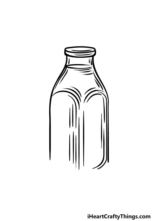 Milk Drawing - How To Draw Milk Step By Step