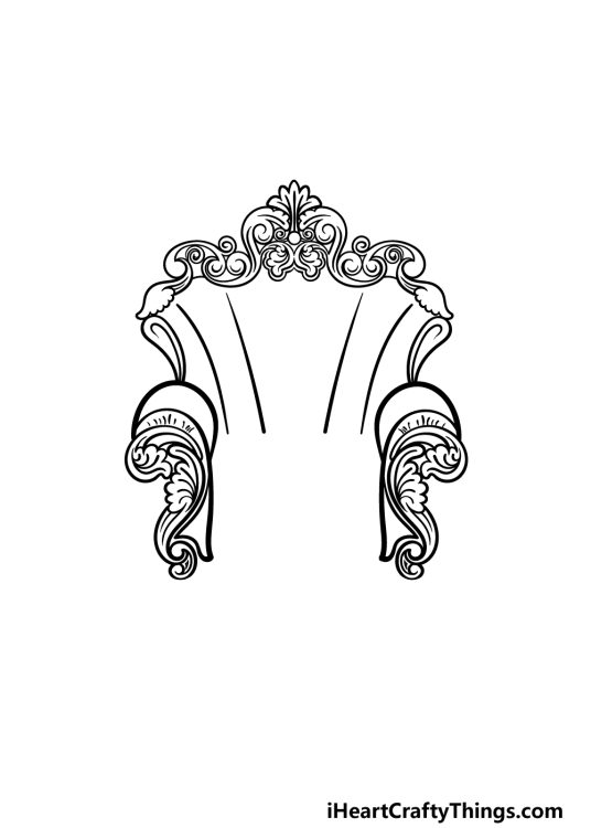 Throne Drawing - How To Draw A Throne Step By Step