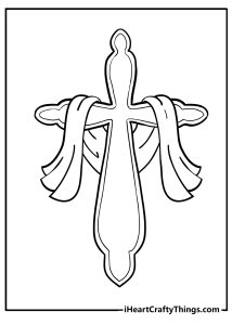 15 Free Cross Coloring Pages (Detailed PDF Printables)