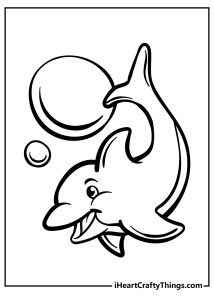 40 Dolphin Coloring Pages (100% Free Printables)