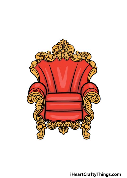 Throne Drawing - How To Draw A Throne Step By Step