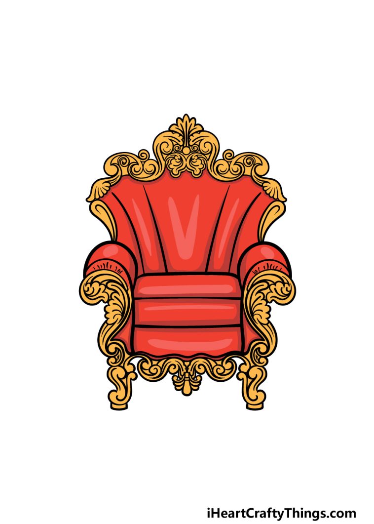 Throne Drawing - How To Draw A Throne Step By Step