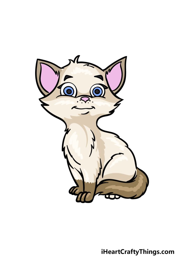 Cartoon Cat Drawing - How To Draw A Cartoon Cat Step By Step