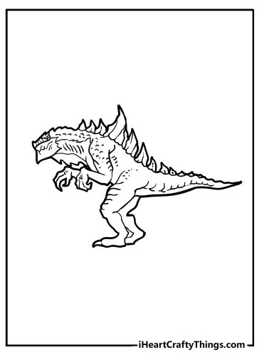 10 Printable Godzilla Coloring Pages (100% Free PDFs)