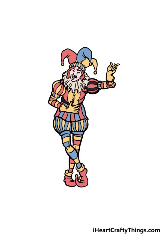 Jester Drawing - How To Draw A Jester Step By Step