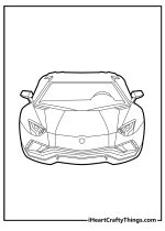30 Lamborghini Coloring Pages (100% Free Printables)