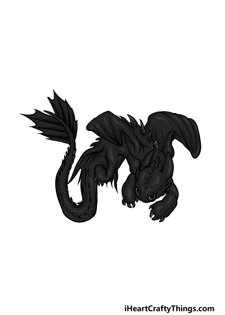 Toothless Drawing - How To Draw Toothless Step By Step