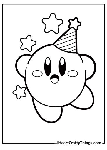 15 Kirby Coloring Pages (100% Free Printables)