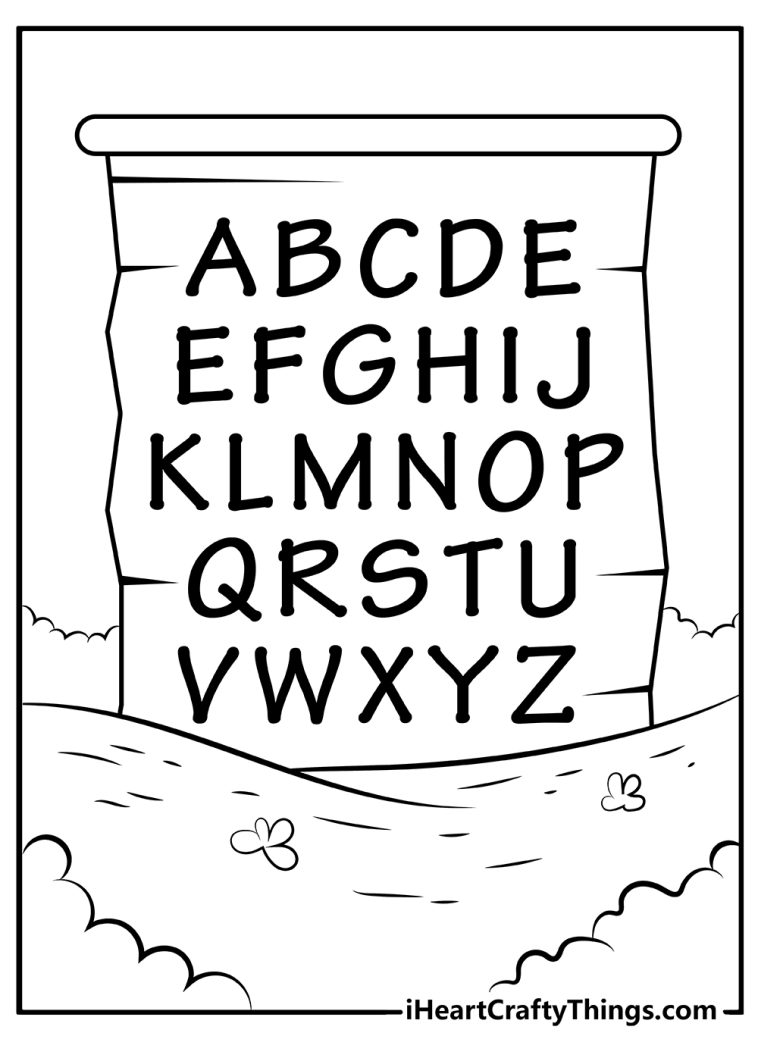 25 Alphabet Coloring Pages (100% Free Printables)