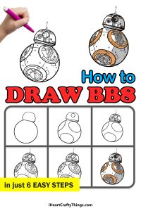 BB8 Drawing - How To Draw BB8 Step By Step