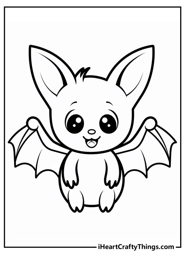 15 Bat Coloring Pages (100% Free Printables)