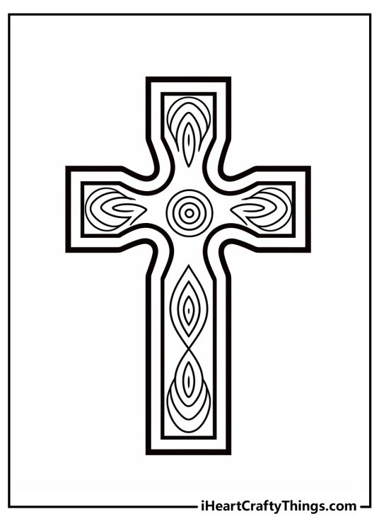 15 Free Cross Coloring Pages (Detailed PDF Printables)