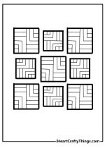 Geometric Coloring Pages (100% Free Printables)