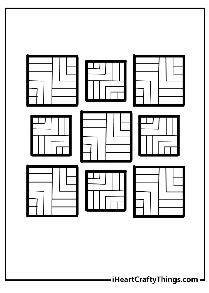 Free Geometric Coloring Pages: 15 PDF Printables To Download