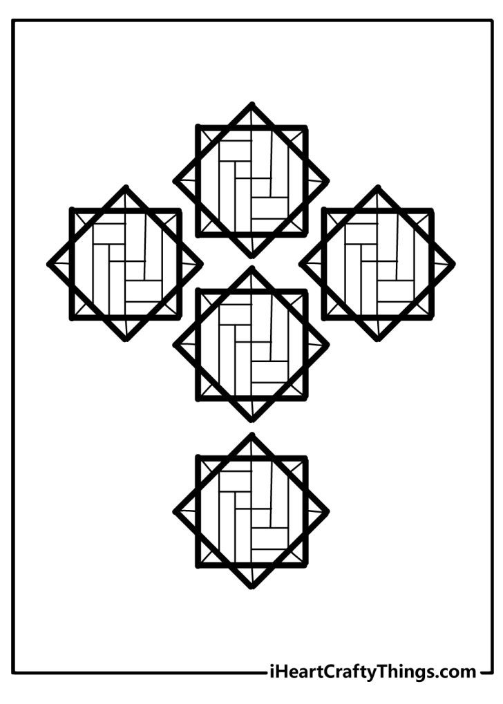 Free Geometric Coloring Pages: 15 PDF Printables To Download