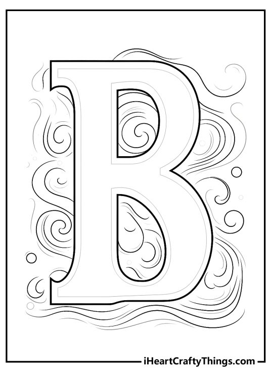 Letter B Coloring Pages (100% Free Printables)