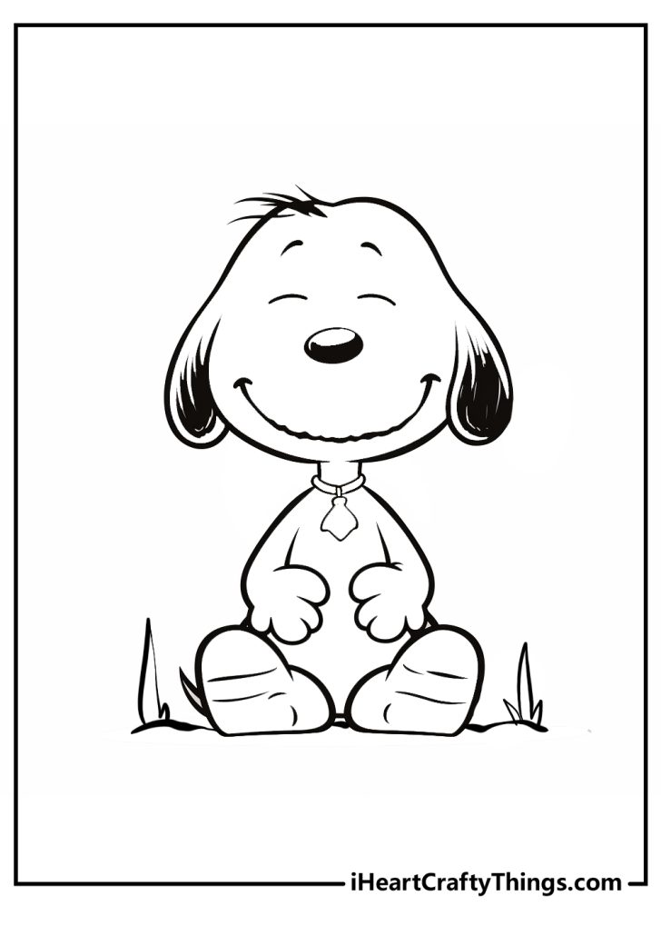 Snoopy Coloring Pages (100% Free Printables)