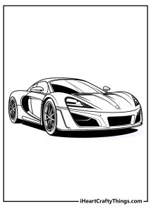 Supercars Coloring Pages (15 Free Printable PDFs For Kids)