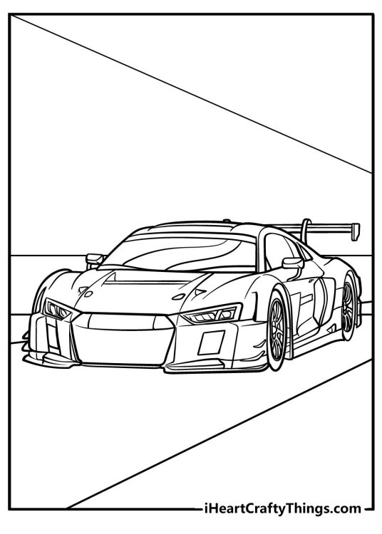 Super Cars Coloring Pages (100% Free Printables)