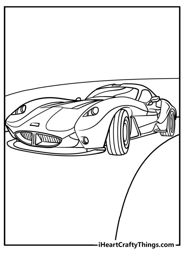 Supercars Coloring Pages (15 Free Printable PDFs For Kids)