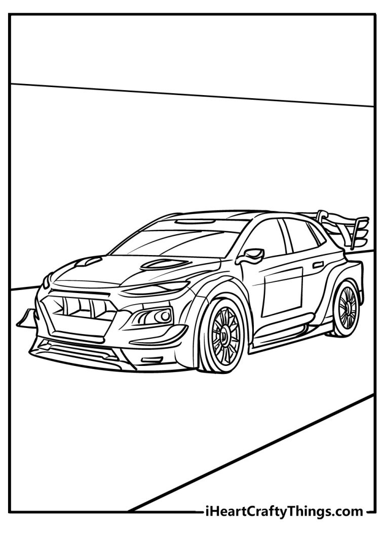 Supercars Coloring Pages (15 Free Printable PDFs For Kids)