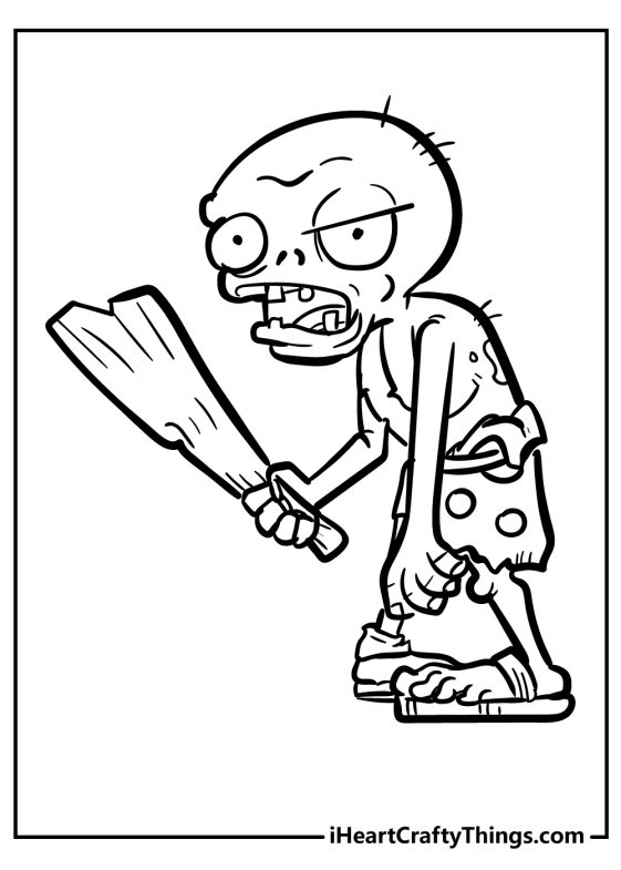 Plants Vs. Zombies Coloring Pages: 50 Free PDF Printables