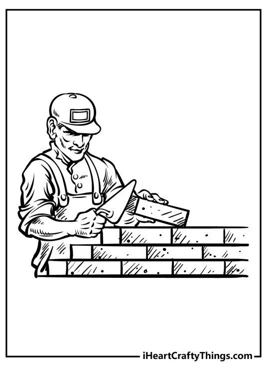 15 Construction Coloring Pages (100% Free Printables)