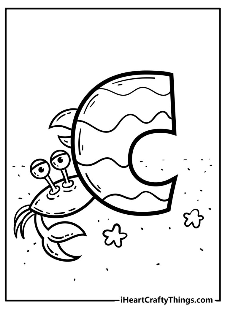 Letter C Coloring Pages (100% Free Printables)