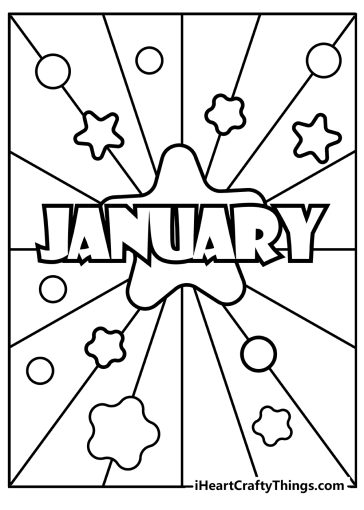 January Coloring Pages (100% Free Printables)