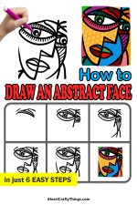 Abstract Face Drawing - How To Draw An Abstract Face Step By Step
