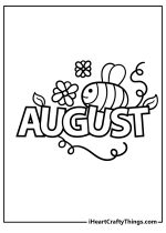 August Coloring Pages: 36 Free PDF To Remember The Summer