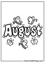 August Coloring Pages: 36 Free PDF To Remember The Summer
