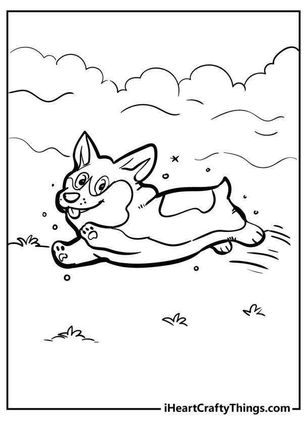 15 Corgi Coloring Pages (100% Free Printables)
