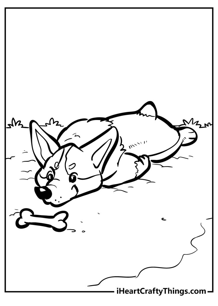 15 Corgi Coloring Pages (100% Free Printables)