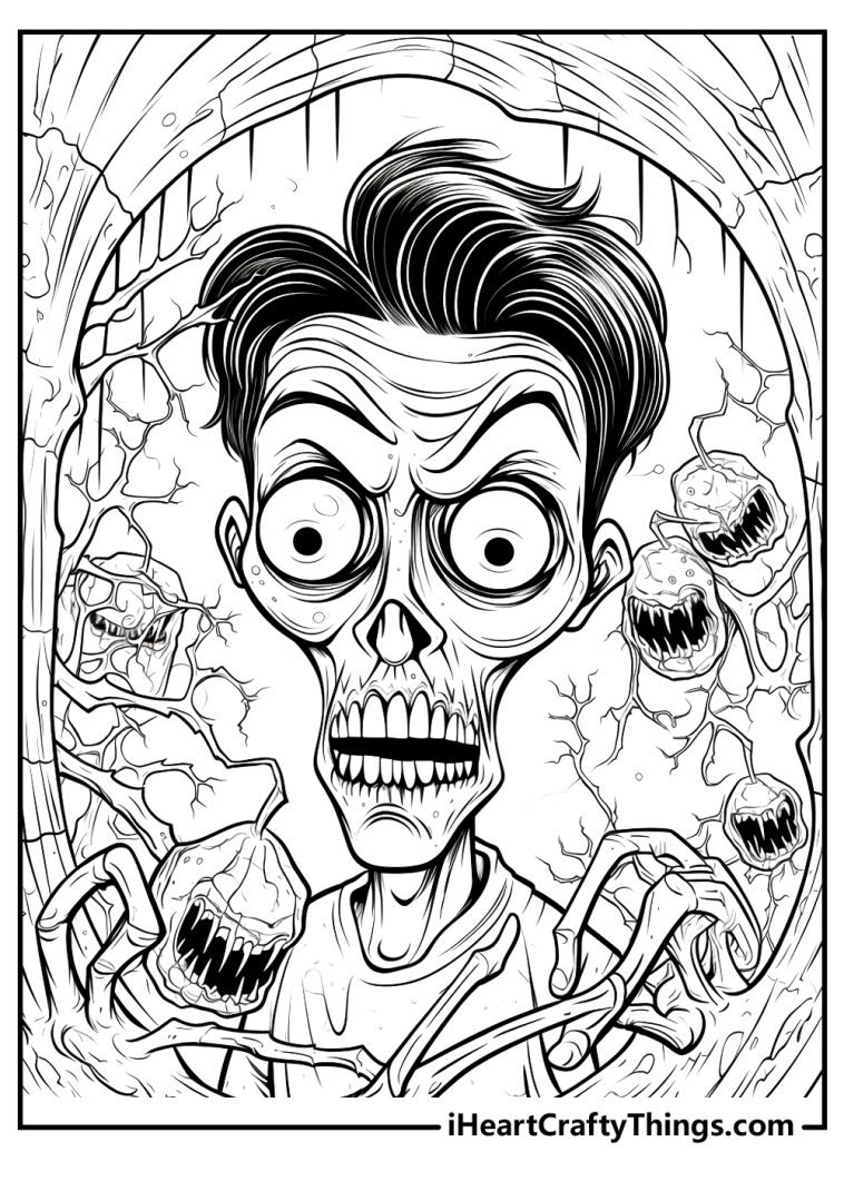 Creepy Coloring Pages (100% Free Printables)