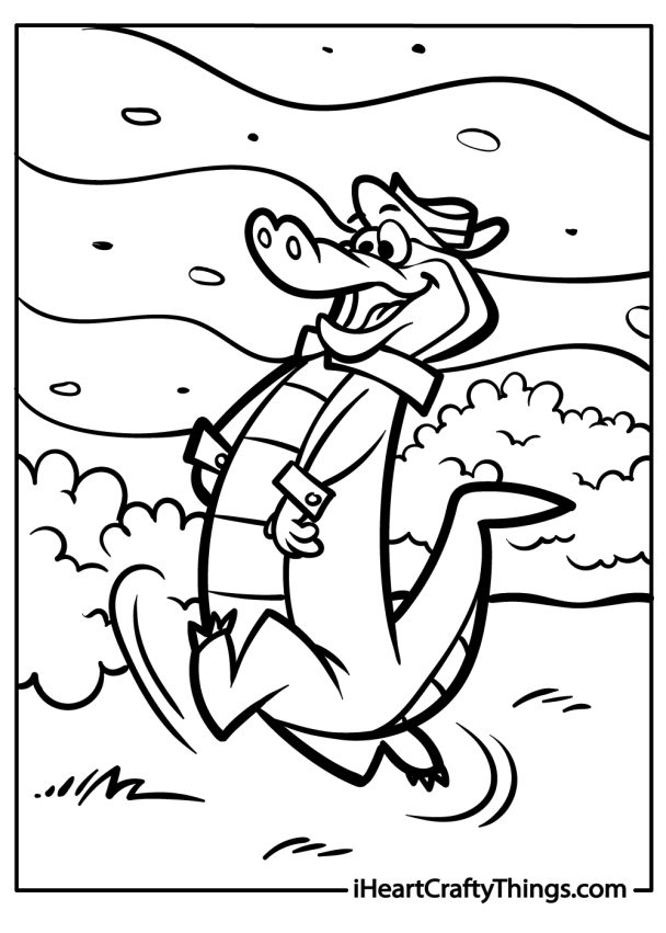 15 Crocodile Coloring Pages (100% Free Printables)