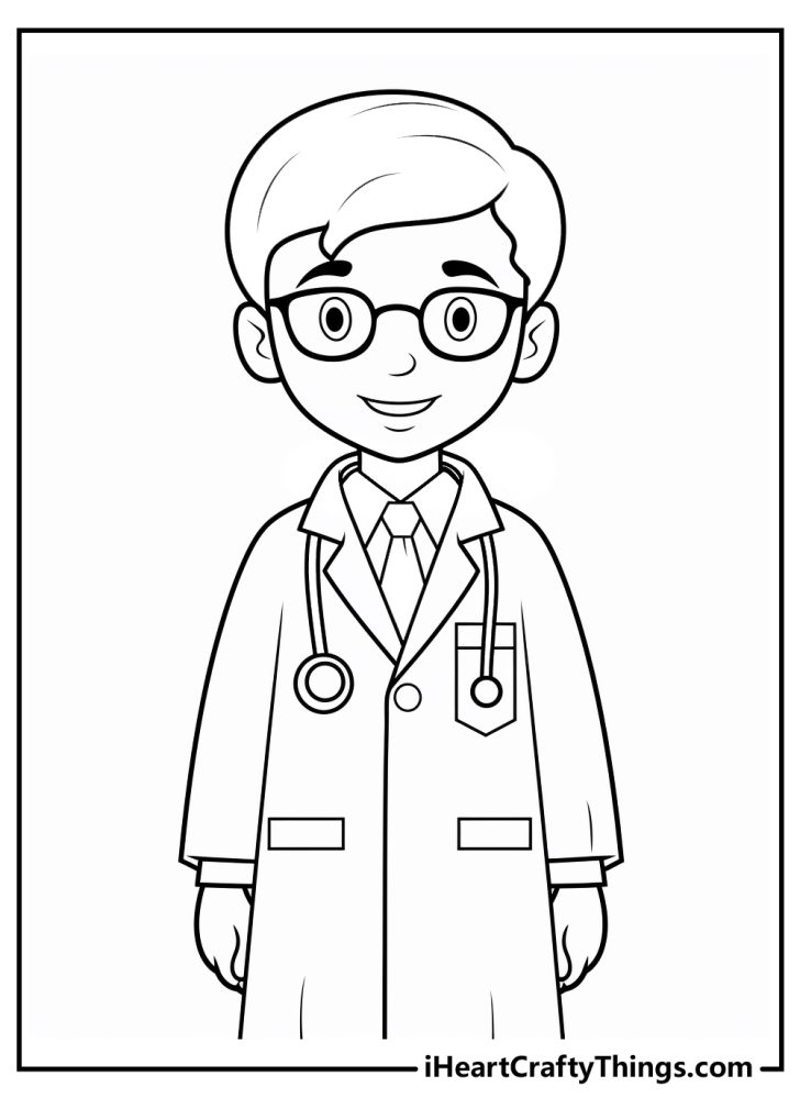 Doctor Medicos Medico Pediatra Imprimir Lekarza Cuidando Profesiones