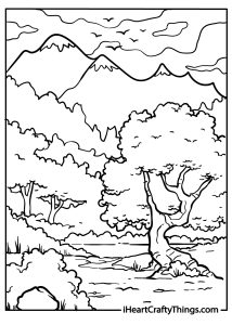 Forest Coloring Pages (100% Free Printables)