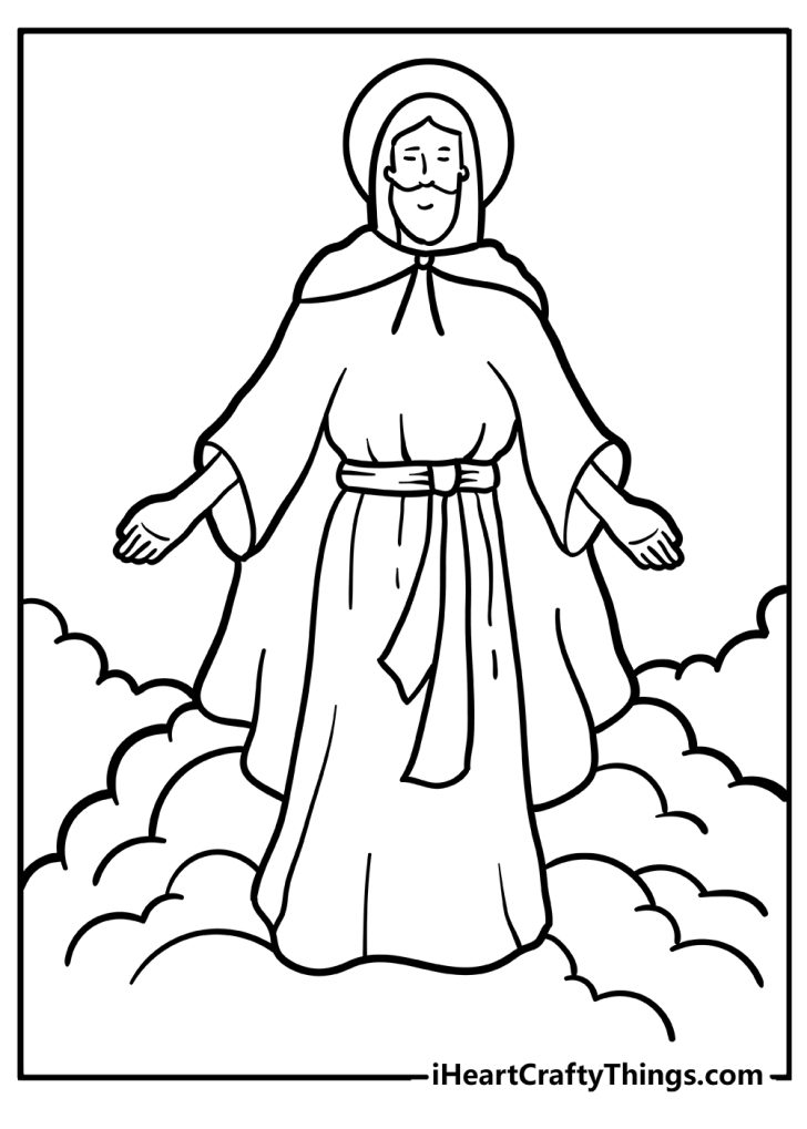 Jesus Coloring Pages (100% Free Printables)