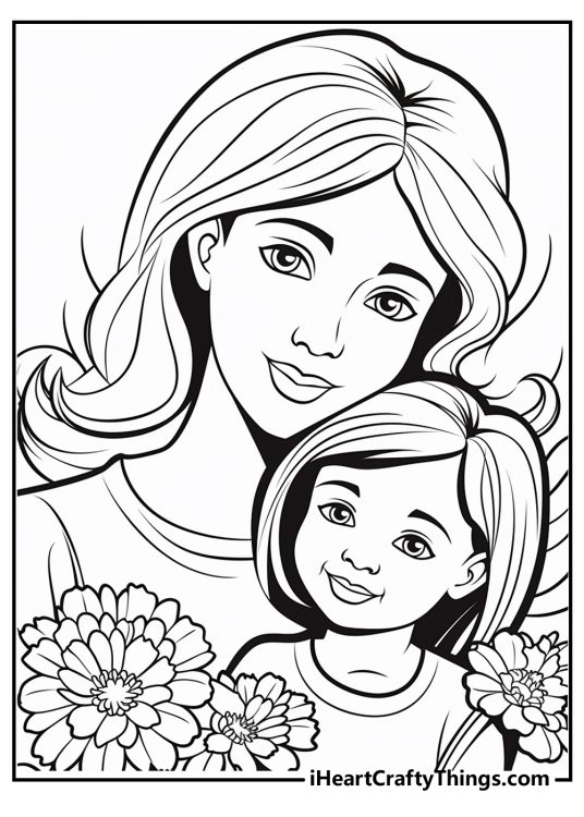 Mother’s Day Coloring Pages (100% Free Printables)