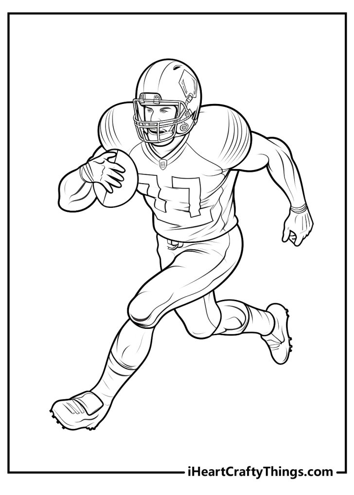 45 Free NFL Football And Super Bowl Coloring Pages To Print