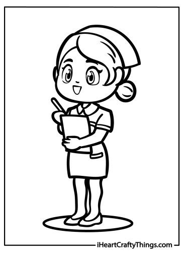 25 Nurse Coloring Pages (100% Free Printables)