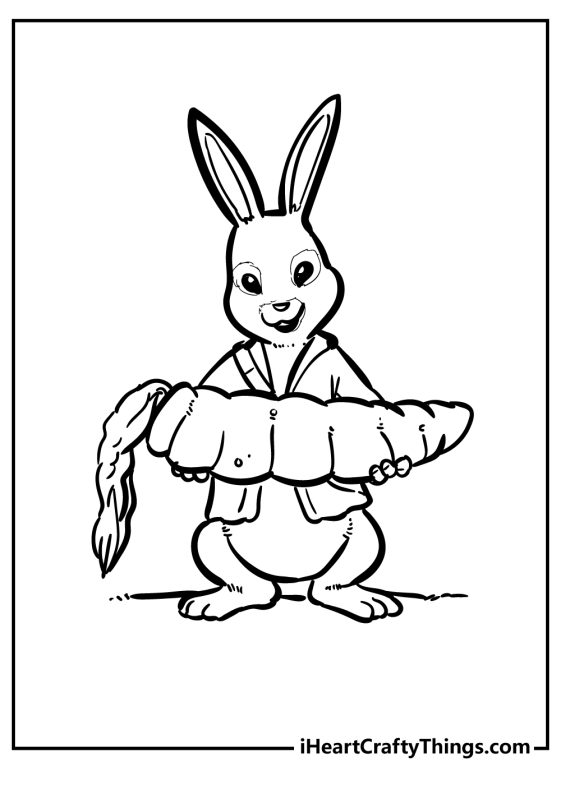 Peter Rabbit Coloring Pages (100% Free Printables)