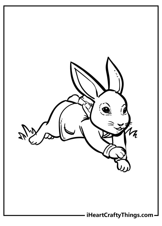 Peter Rabbit Coloring Pages (100% Free Printables)